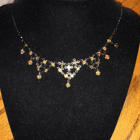 Vclm | Jewelry | Vintage Vclm Rhinestone Necklace | Poshmark